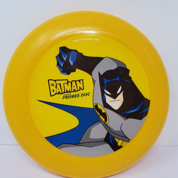 Toys | Wham Mo Dc Comics Batman Frisbee Disc Yellow | Poshmark